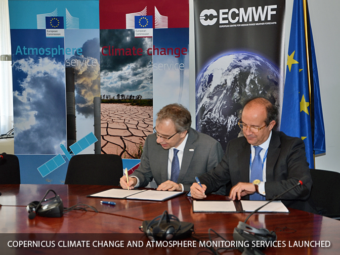 Copernicus Climate Change and Atmosphere Monitoring Services launched ...