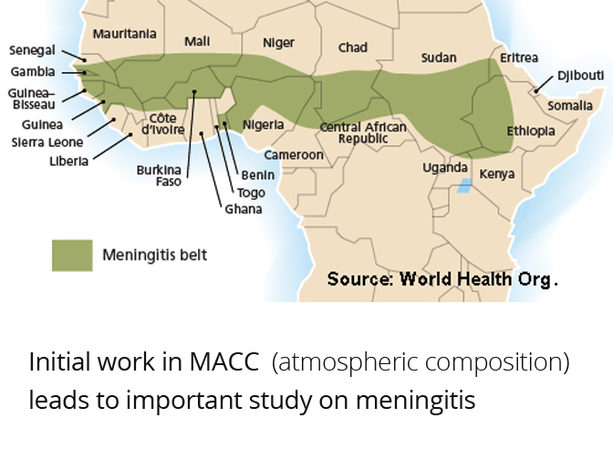 MACC data help forecast meningitis outbreaks | ECMWF